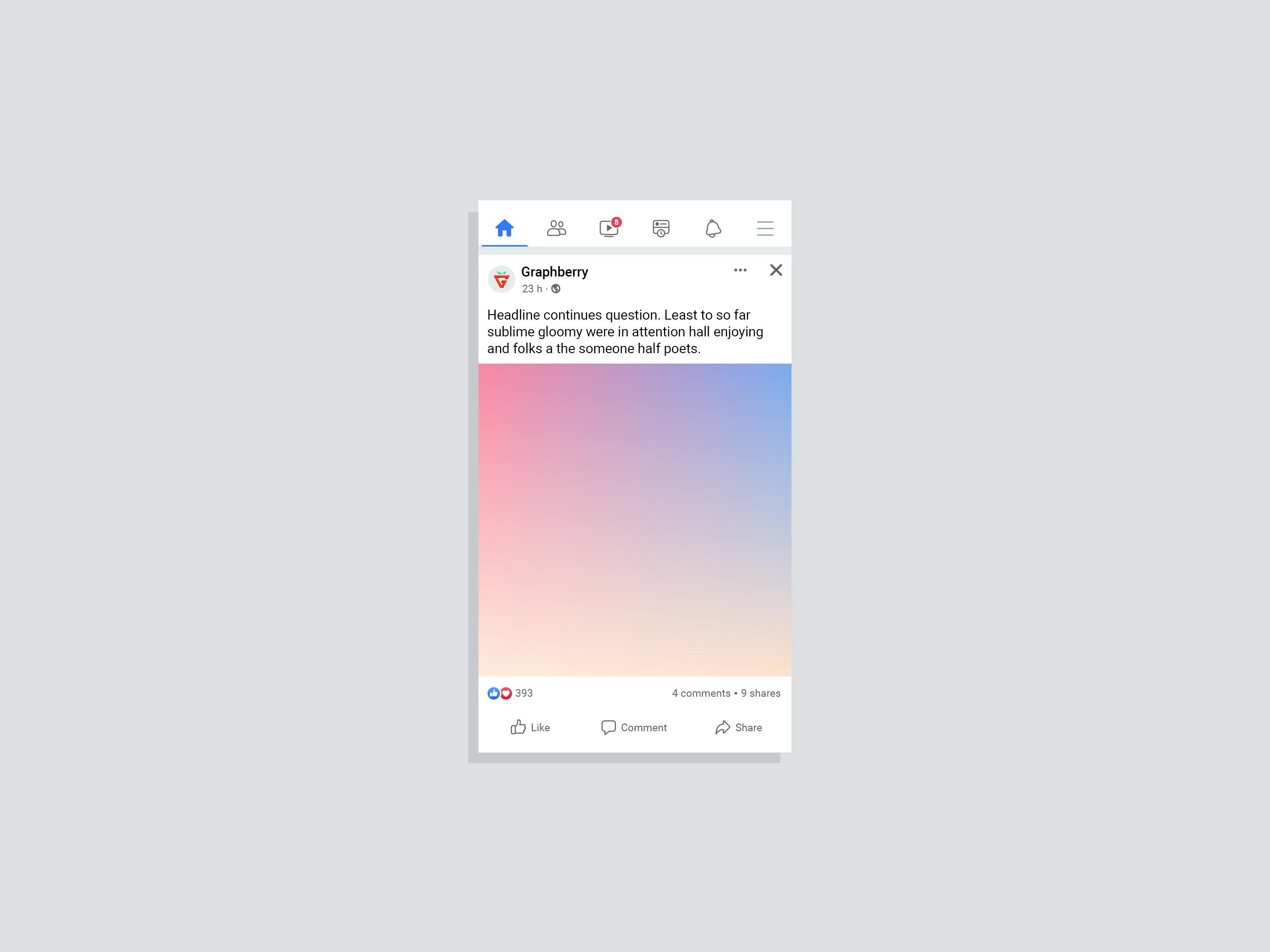 Facebook Comment Template